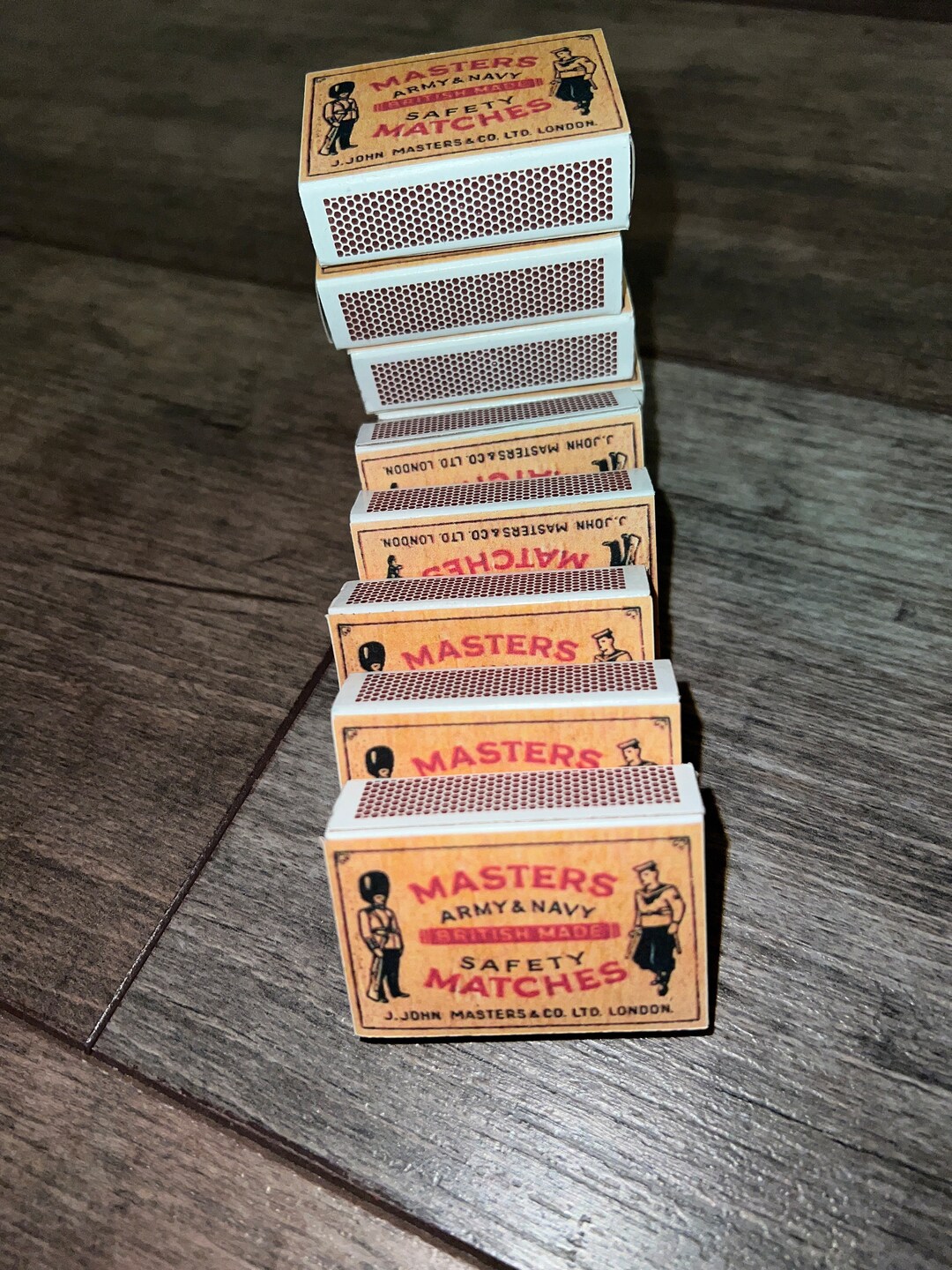 3 X WW2 British Masters Army & Navy Match Box Only Repro - Etsy UK