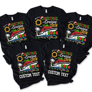 Christmas Cruisin' Crew 2024 Shirt, Christmas Cruise Shirt, Family ...
