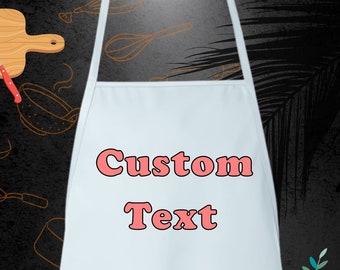 Personalized Apron for Men, Custom Name Apron With Pockets, Cooking ...
