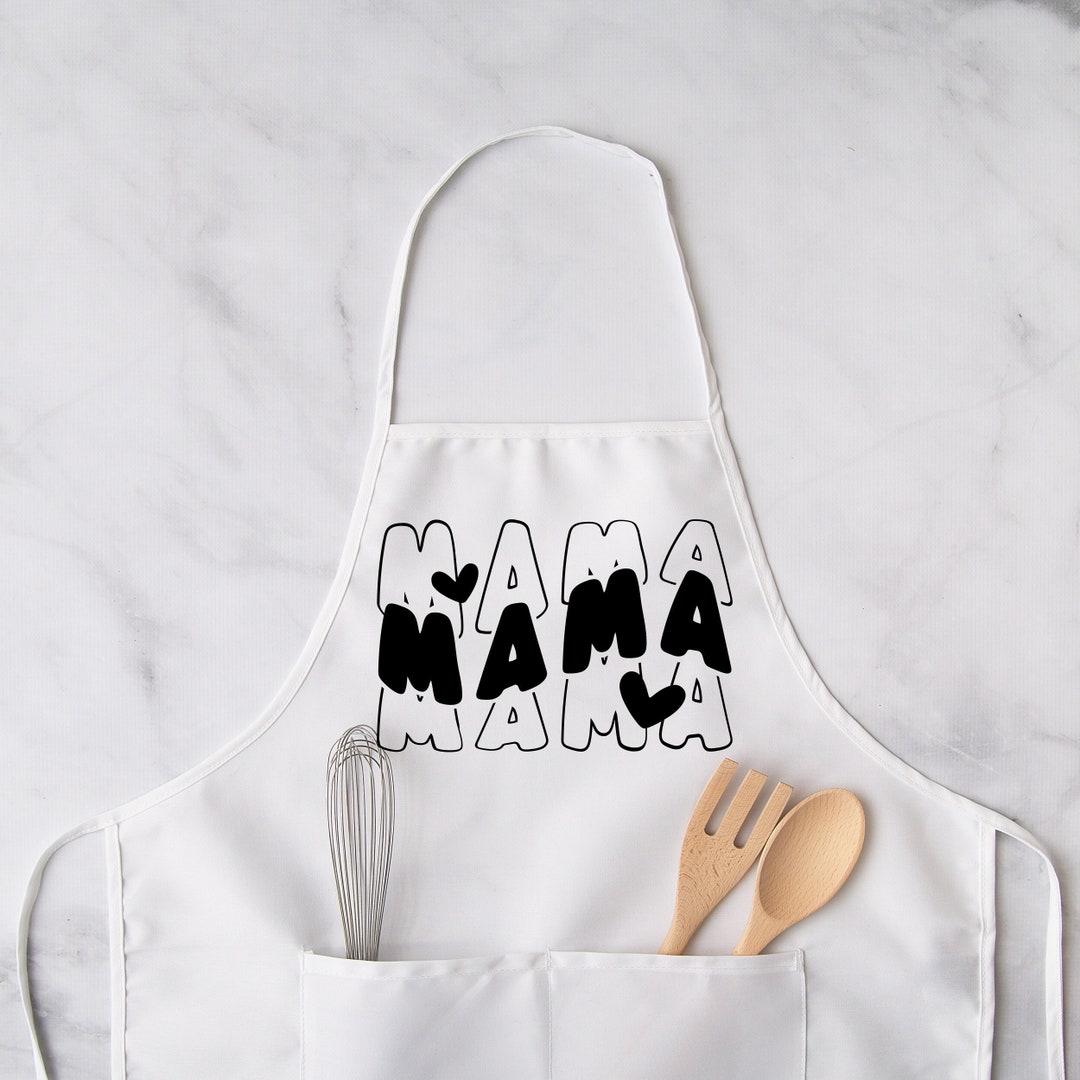 Mama Apron, Mother Day's Gift, Chef Mom Apron, Gift for Mom, Birthday ...