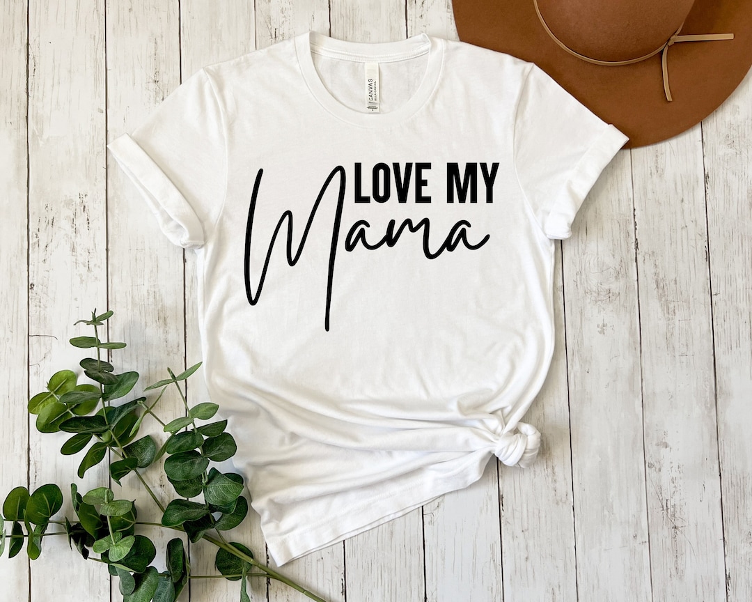 Love My Mama Shirt, Mommy and Me Outfits, Mother Daughter Shirt, Mommy ...