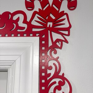 Christmas Wooden Door Corner Sign Lollipop Christmas - Etsy