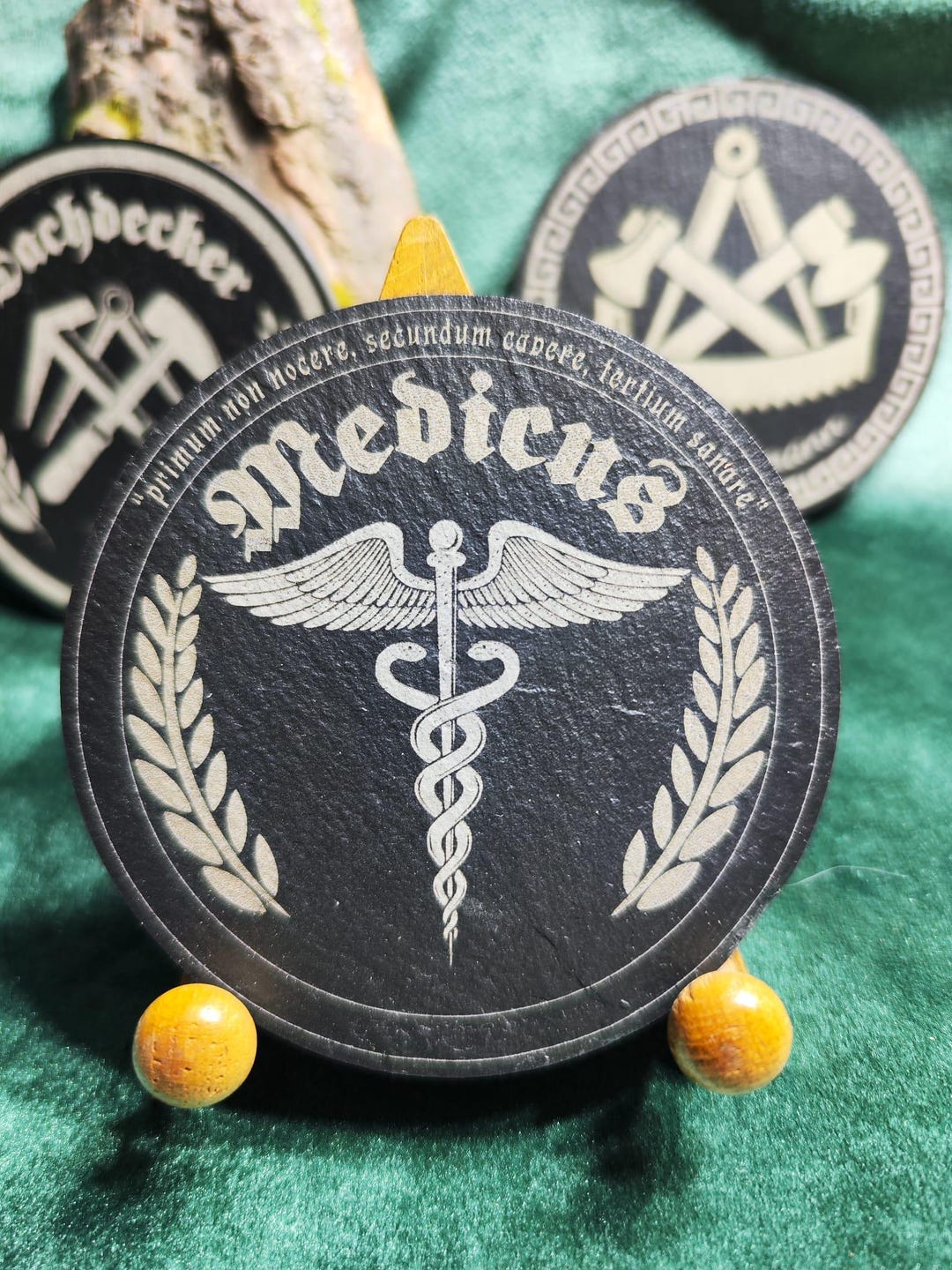 Medicus, Doctor Guild Symbol SVG File for Making Coasters, Plaques, Etc ...