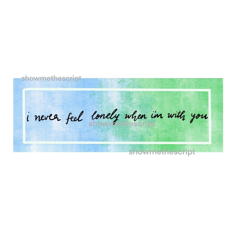 Normal People Inspired Bookmark Sally Rooney Bookmark I Never Feel ...