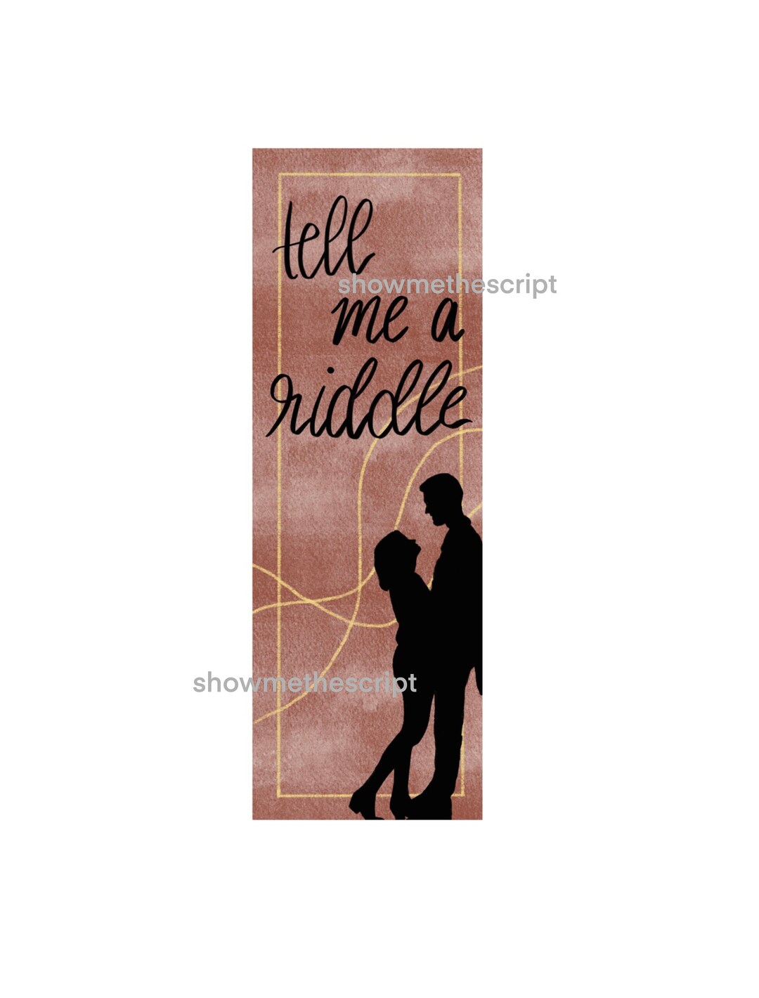 Dance of Thieves Inspired Bookmark Tell Me a Riddle Bookmark Jase ...