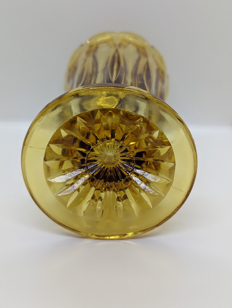 Anchor Hocking fairfield Amber Vase - Etsy