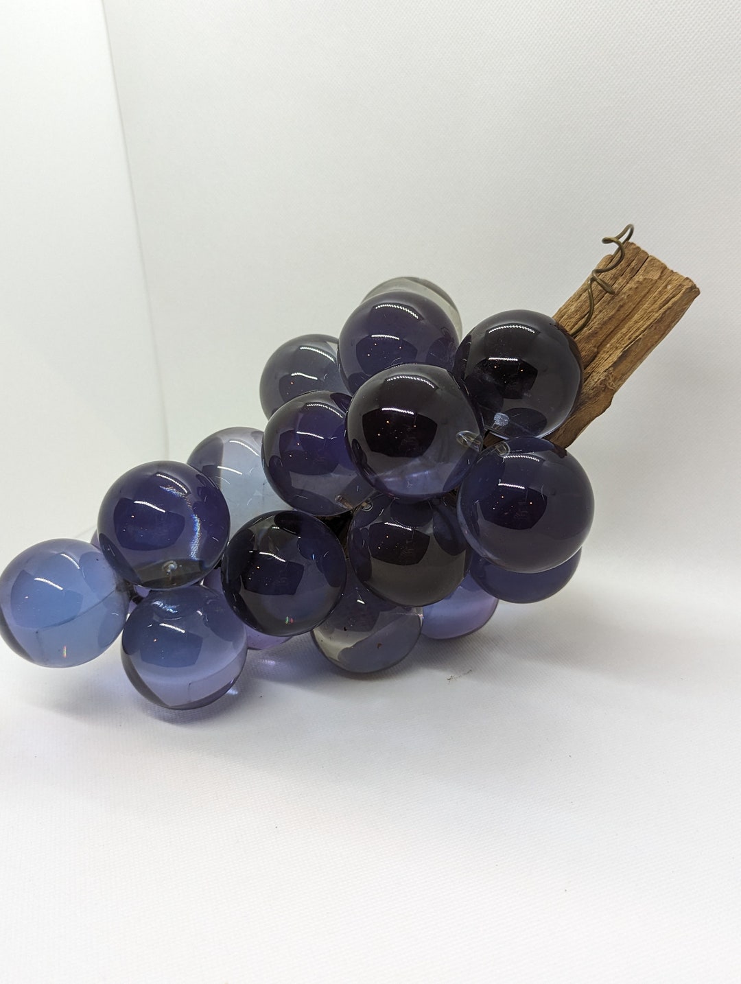 Mid Century Modern Lucite Purple Grapes - Etsy
