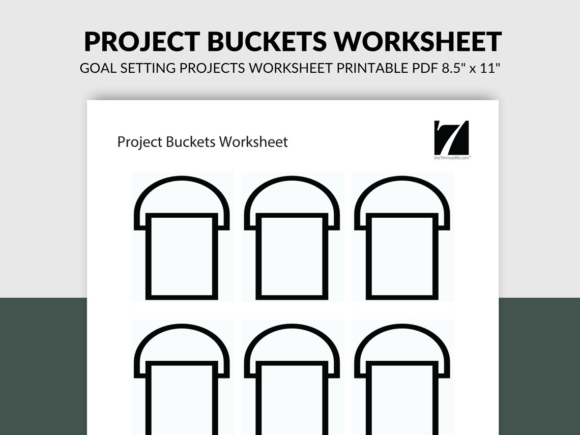 Project Management Template | Project Buckets Goal Setting Worksheet ...