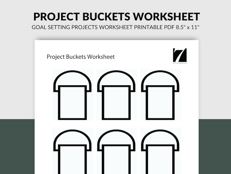 Project Management Template | Project Buckets Goal Setting Worksheet ...