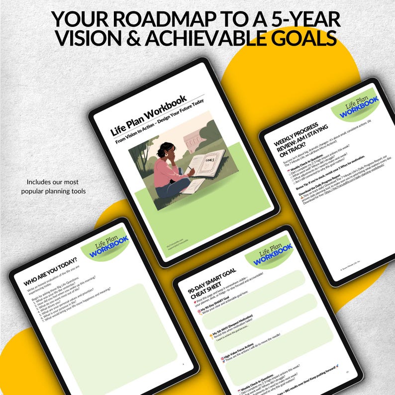2026 Life Plan Workbook: SMART Goal & Vision Planner (digital Download ...