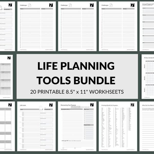 Personal Development Worksheet - Etsy