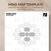 Mind Map Template: Goal Setting, Brainstorming (printable PDF) - Etsy