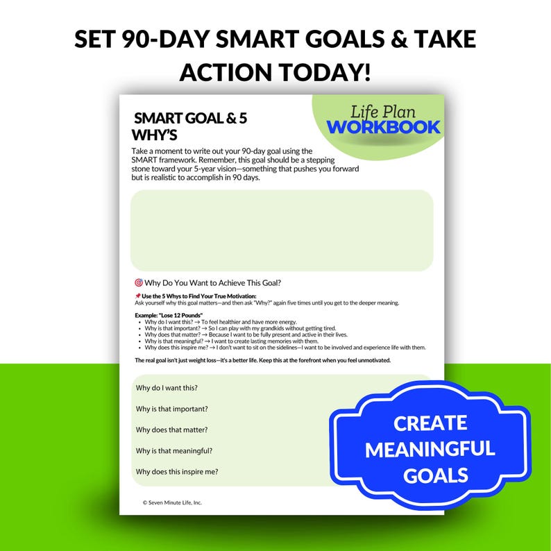 2026 Life Plan Workbook: SMART Goal & Vision Planner (digital Download ...