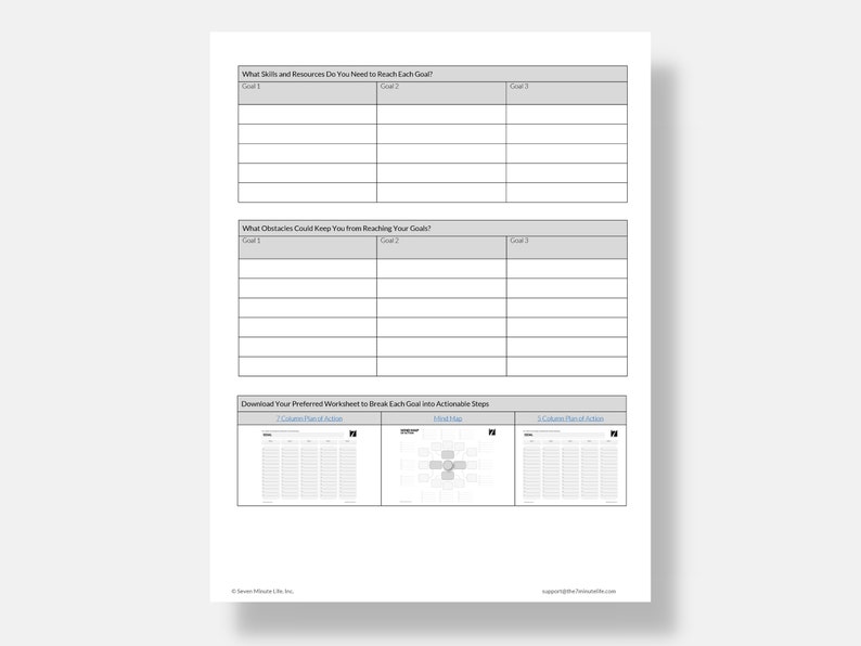 SMART Goal Worksheet | Goal Setting Planner Printable (PDF) - Etsy