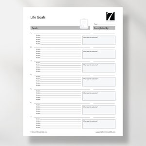 Goal Planner Bundle Printable Goal Planner Workbook Daily, Weekly ...