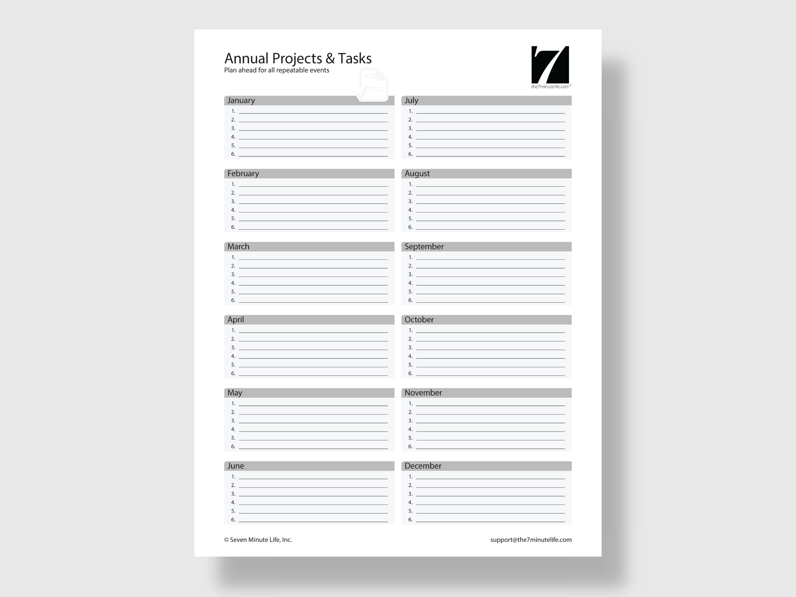 Project Planner Template: Mind Map & Project Management (digital ...