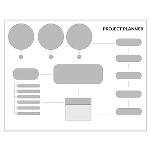 Canva Mind Map Planner: Editable Project Management Template (digital ...