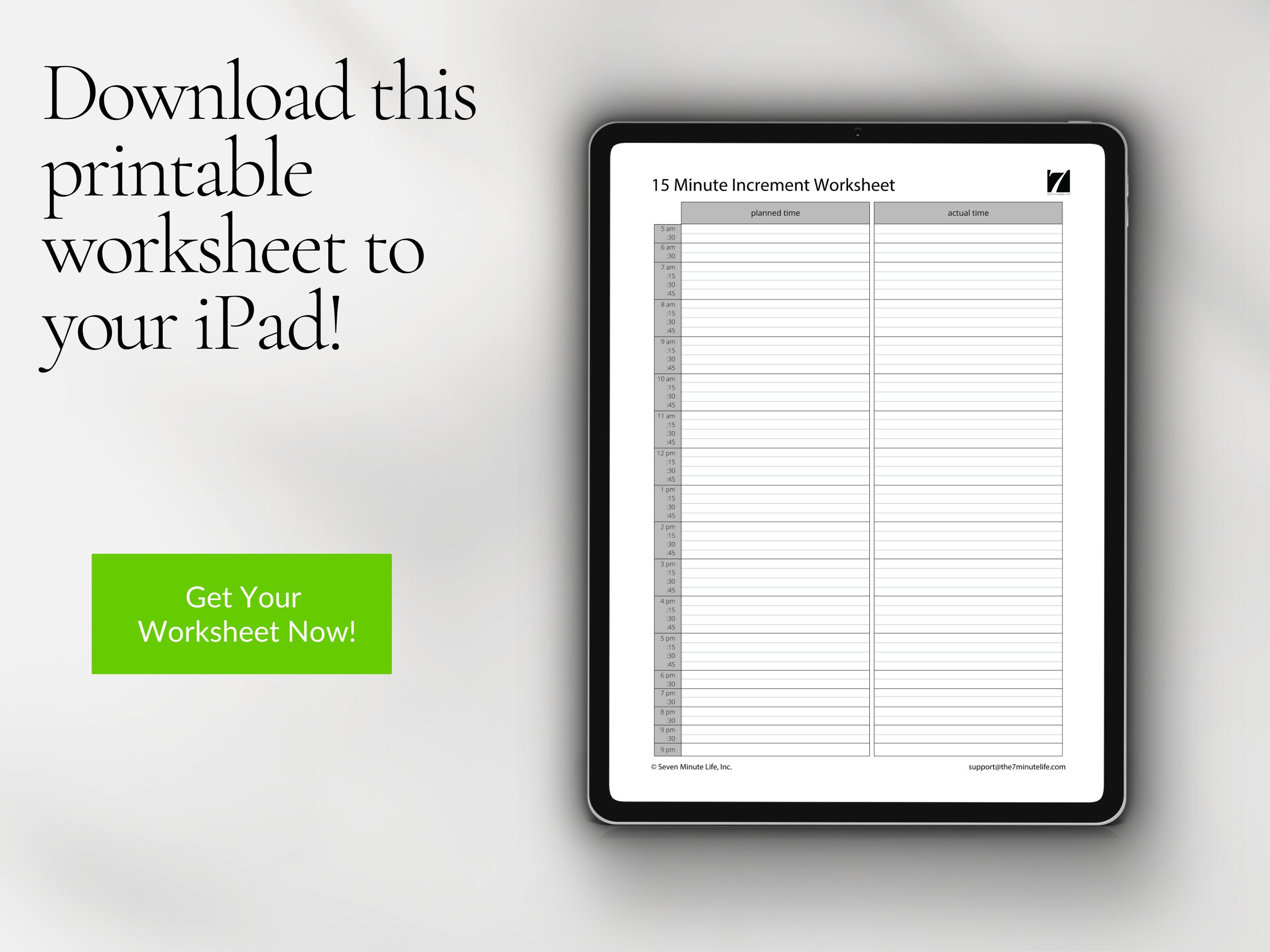 15 Minute Planner Printable Template 15 Minute Daily Planner - Etsy Canada