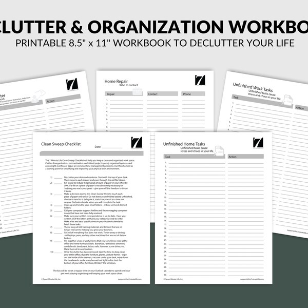 Self Improvement Worksheets - Etsy