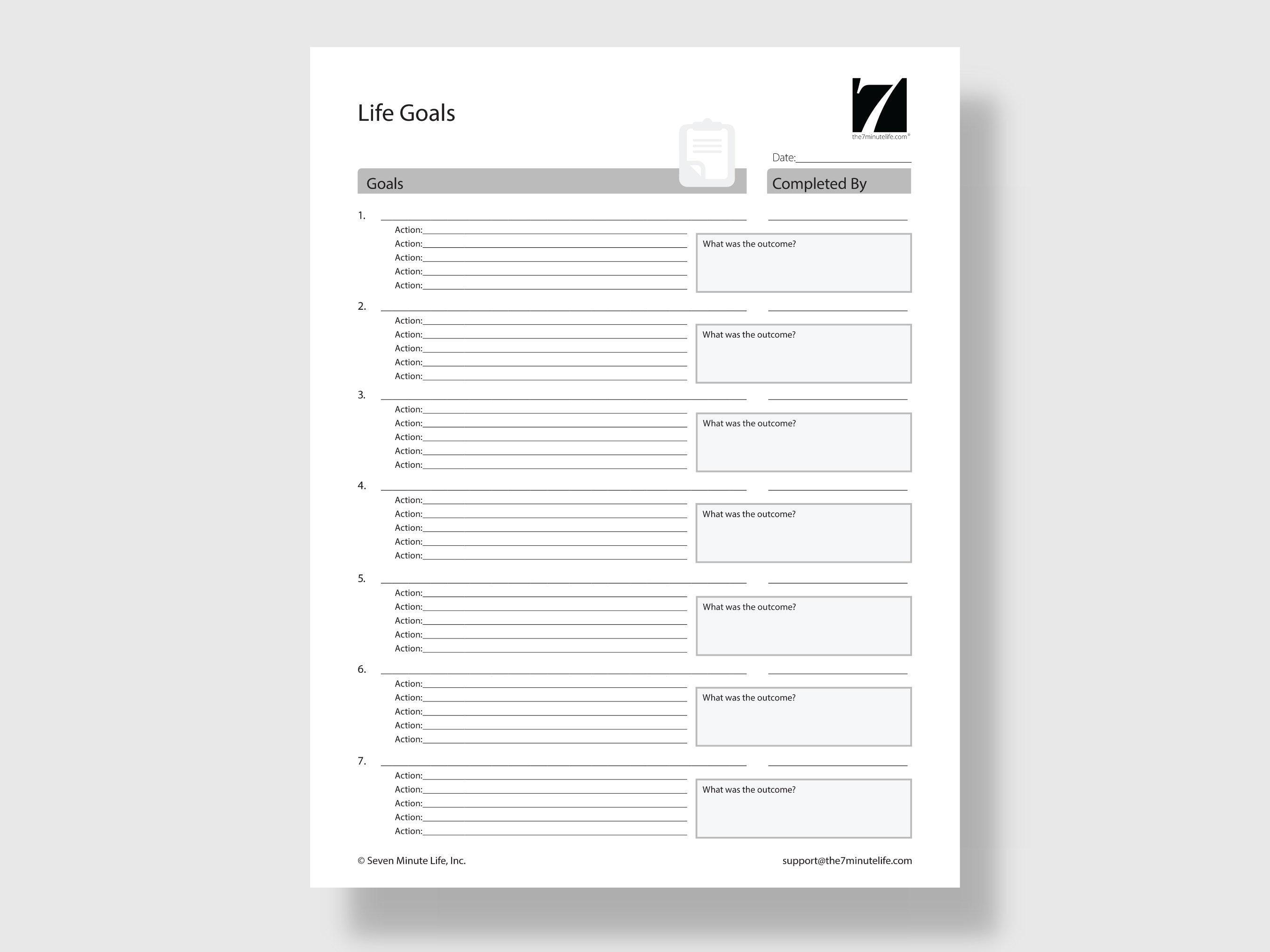 Life Plan Worksheet Bundle: Self Development & Goal Setting (digital ...