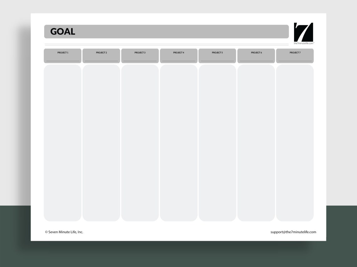 Goal Planning Template Worksheet | Goals Planner & Tracker Printable ...