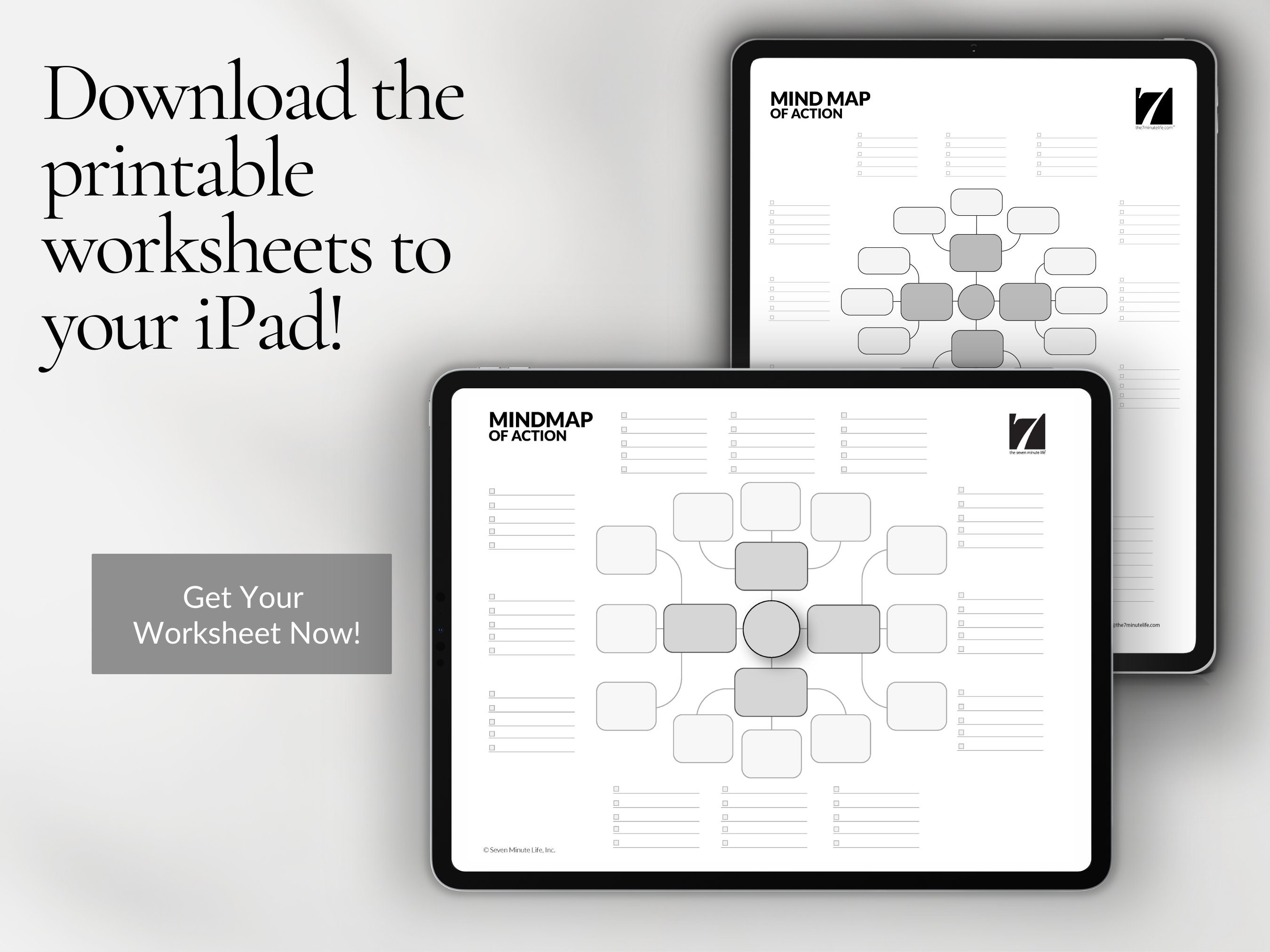 Mind Map Planner Template Landscape Mindmap Mind Mapping - Etsy UK