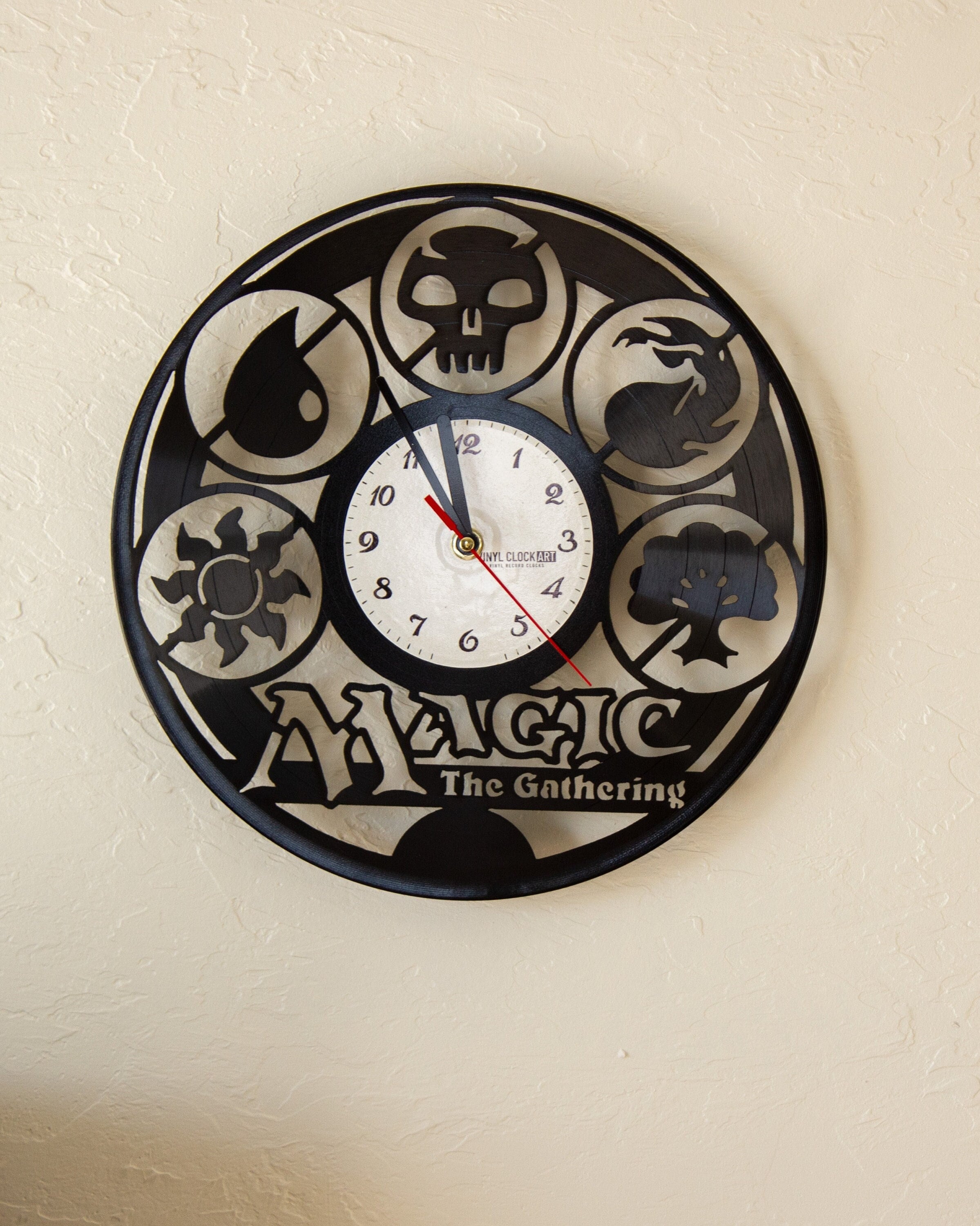 Magic the Gathering Vinyl Record Wall Clock 12 Inch Popular - Etsy
