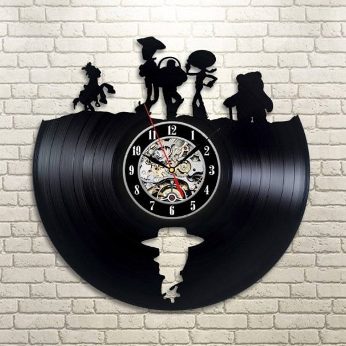 Toy Story Vinyl Record Wall Clock Kids Room Decor Christmas - Etsy