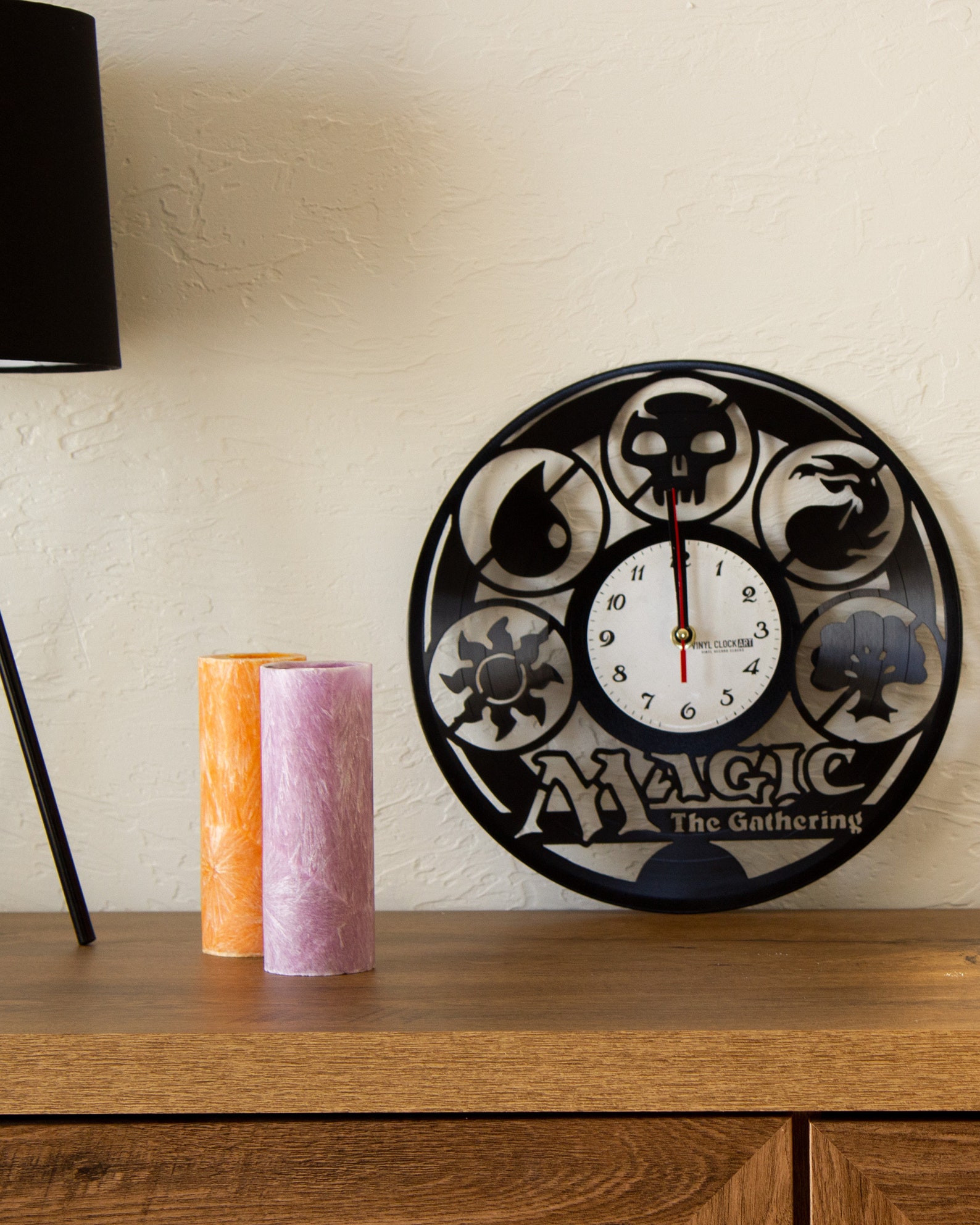 Magic the Gathering Vinyl Record Wall Clock 12 Inch Popular Card Game ...