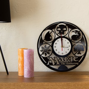 Magic the Gathering Vinyl Record Wall Clock 12 Inch Popular Card Game ...