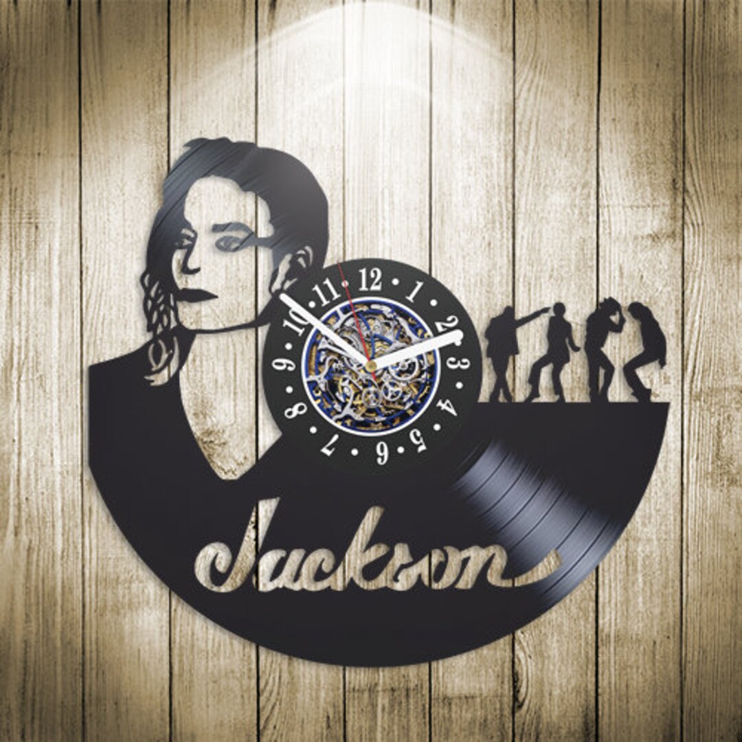 Michael Jackson Moonwalker Vinyl Record Wall Clock, Pop Music Legend ...