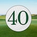 Golf Ball Table Numbers: Printable Golf Party Decor (instant Download ...