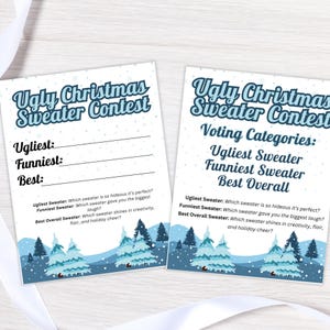 Winter Wonderland Holiday Party Game Bundle 11 Fun Printable Games ...