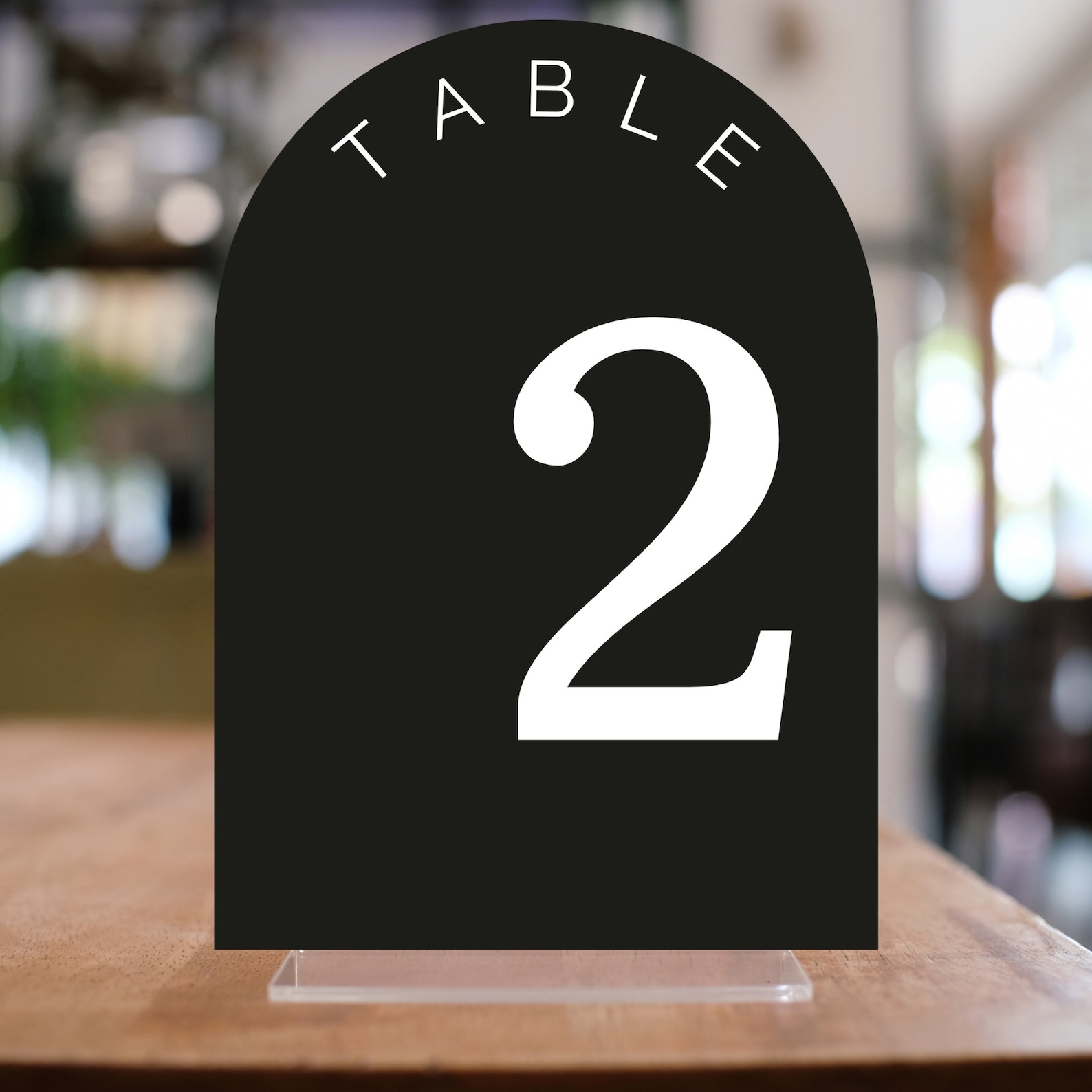 Black Table Numbers Arch Table Numbers DIY Table Numbers - Etsy