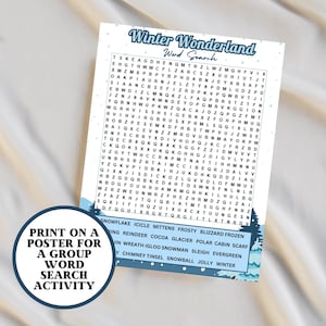 Winter Wonderland Holiday Party Game Bundle 11 Fun Printable Games ...