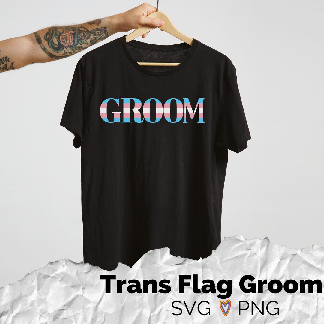 DIY Trans Flag Pride Groom - Printable / Instant Download - LBGT ...