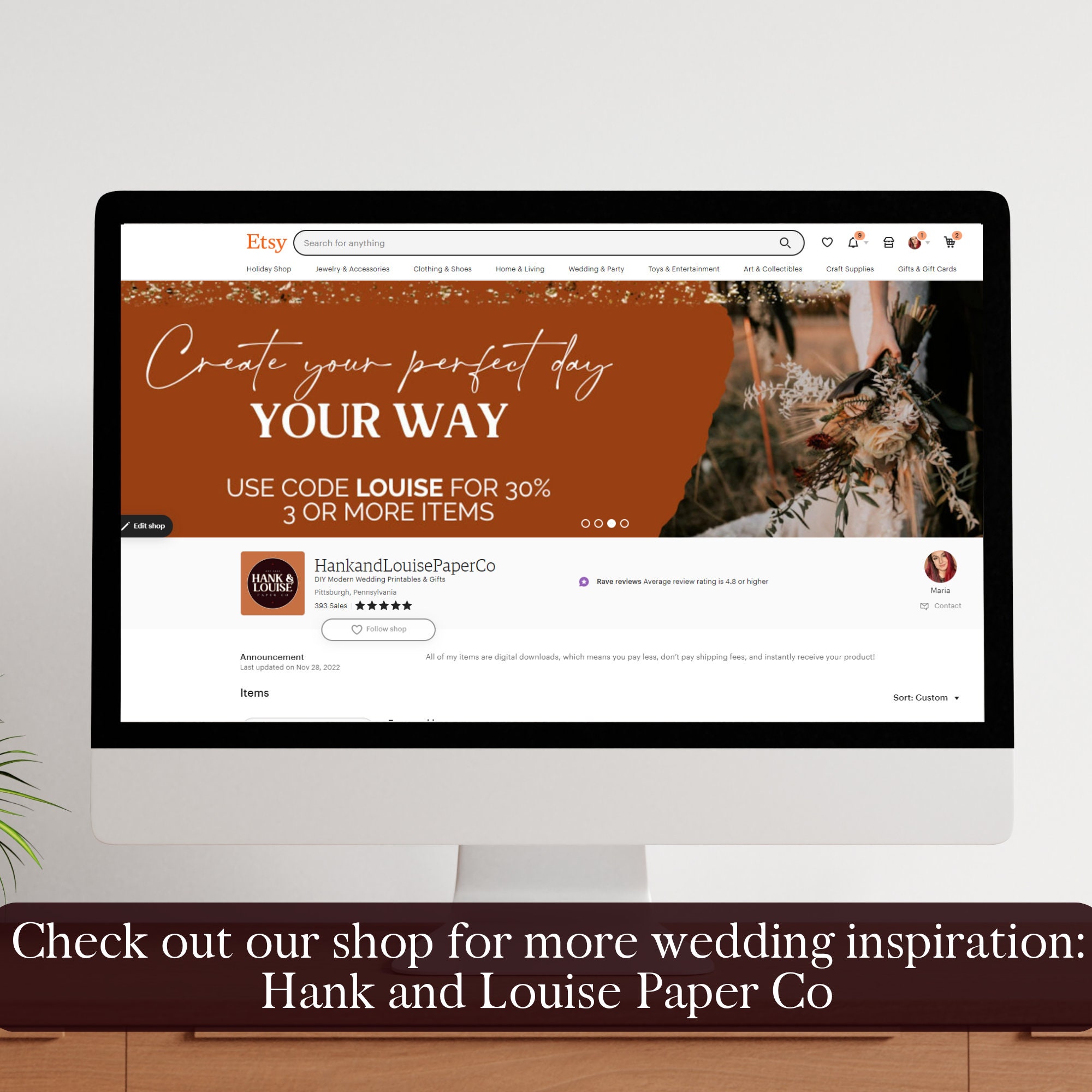 Wedding Countdown Countdown to Wedding Days Until Wedding - Etsy