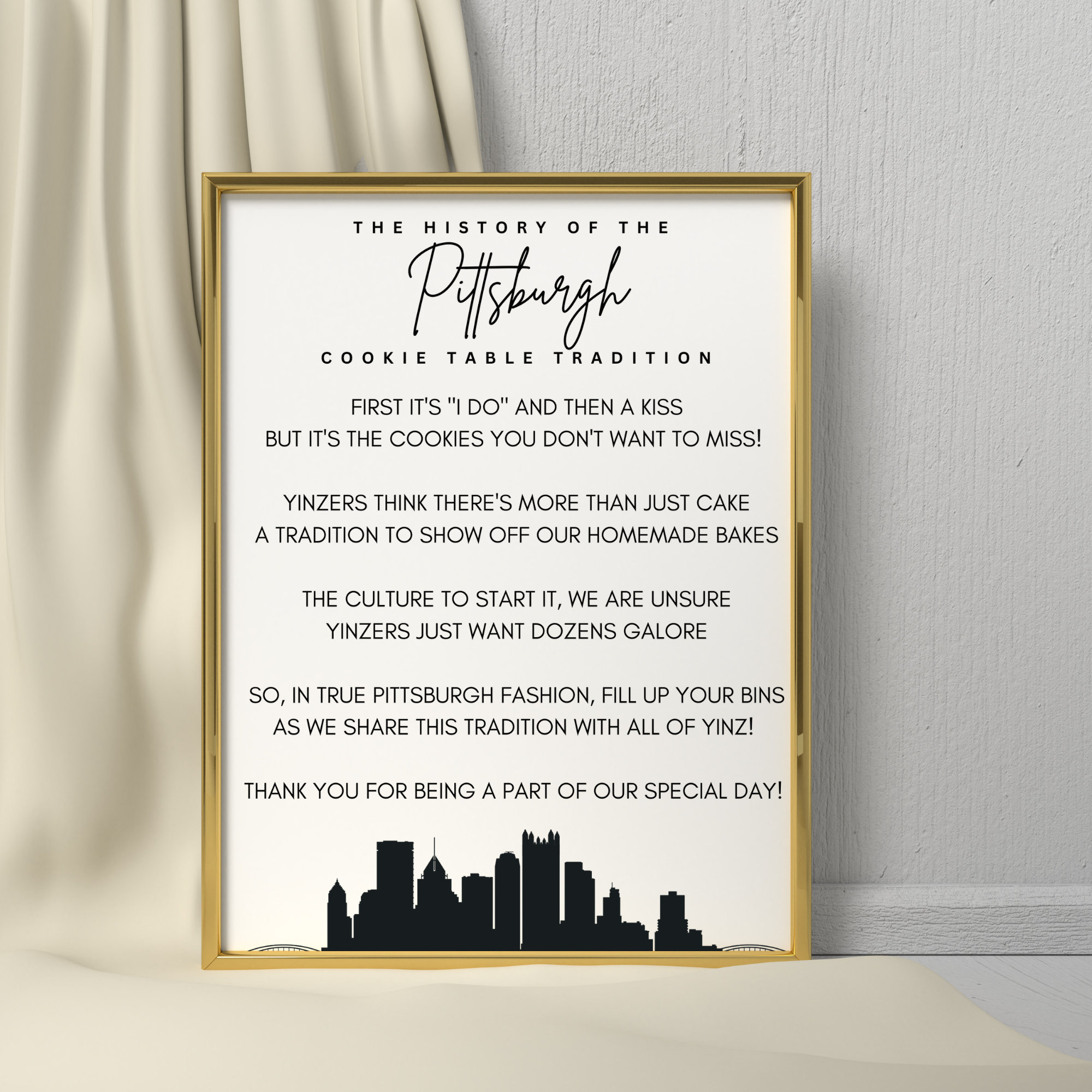 Dessert Table Sign the History of the Pittsburgh Cookie Table Tradition ...