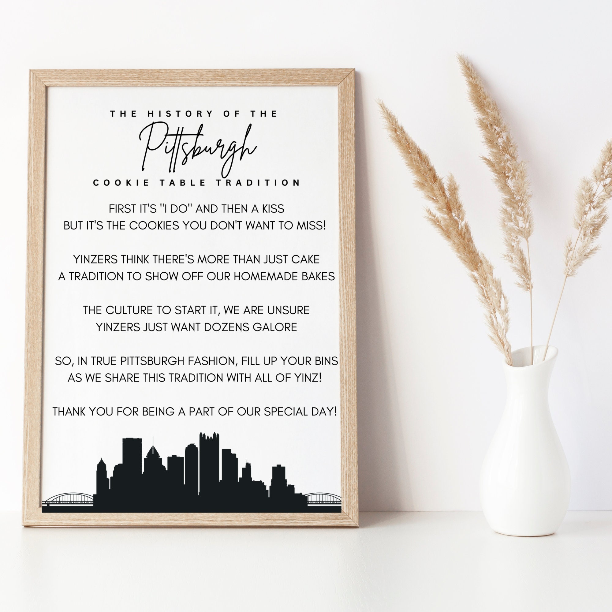 Dessert Table Sign the History of the Pittsburgh Cookie Table Tradition ...