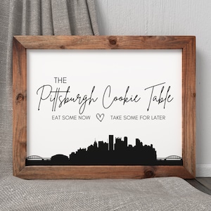 Wedding Sign Set Pittsburgh Cookie Table Sign Bundle Pittsburgh Cookie ...