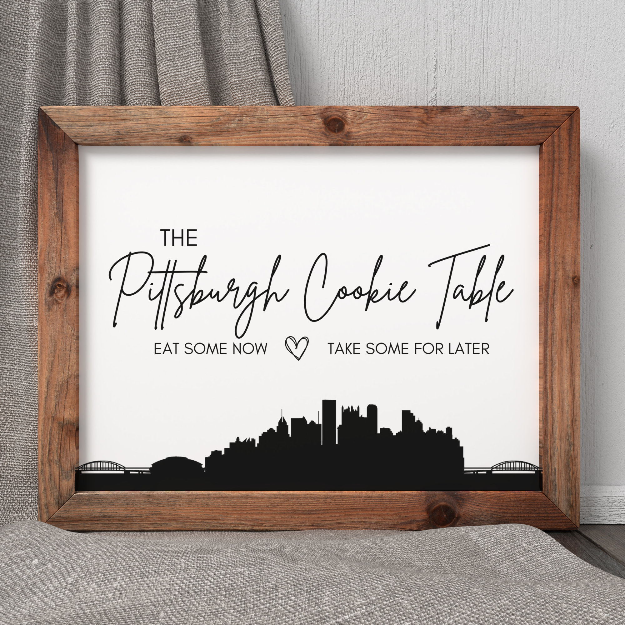 Wedding Sign Set Pittsburgh Cookie Table Sign Bundle Pittsburgh Cookie ...