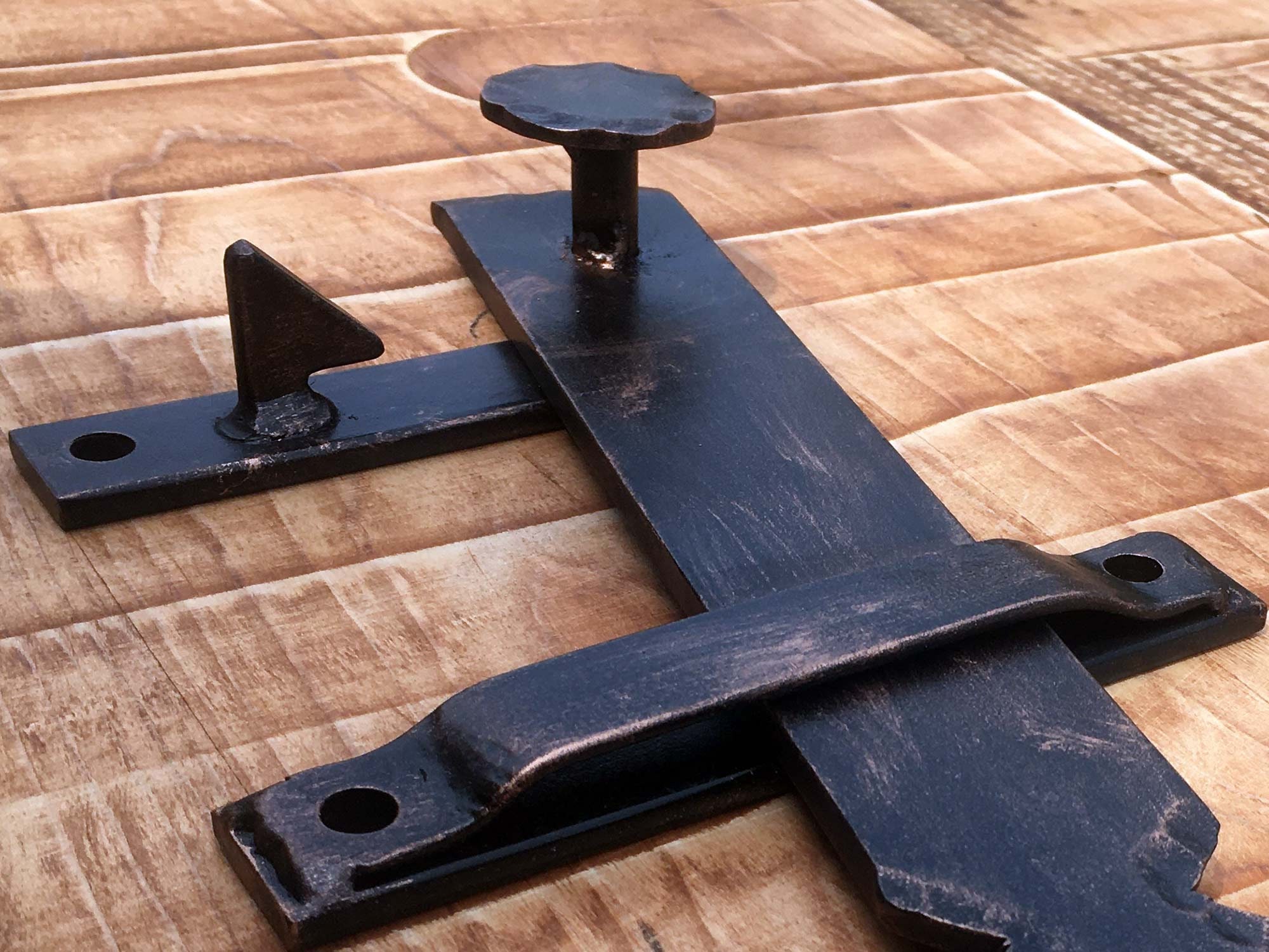 125 Gate Latch, Wrought Iron Door Latch, Rustic Gate Hardware - Etsy