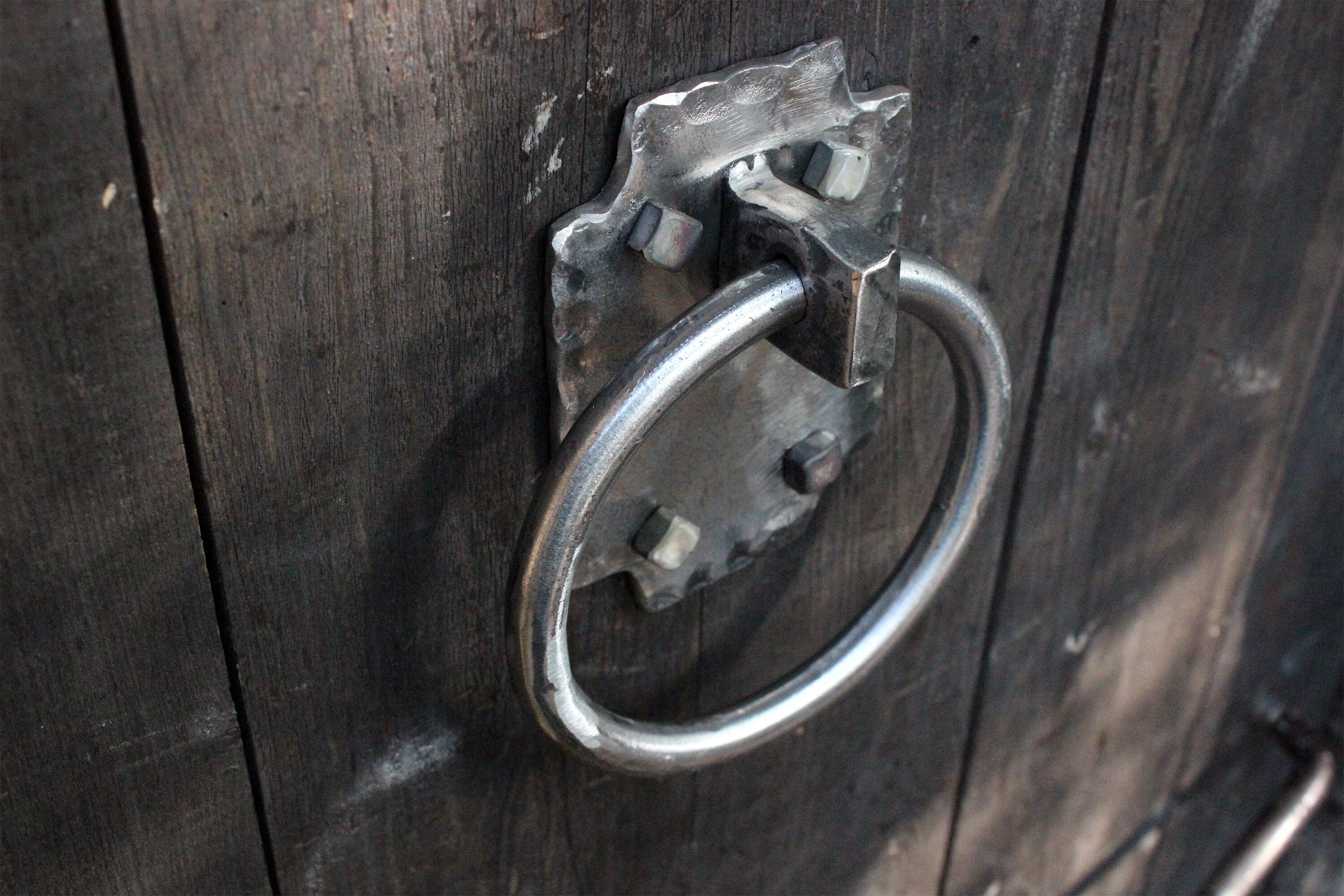 5.5 Diameter Hand Forged Ring Handles, Door Pull, Door Knocker - Etsy