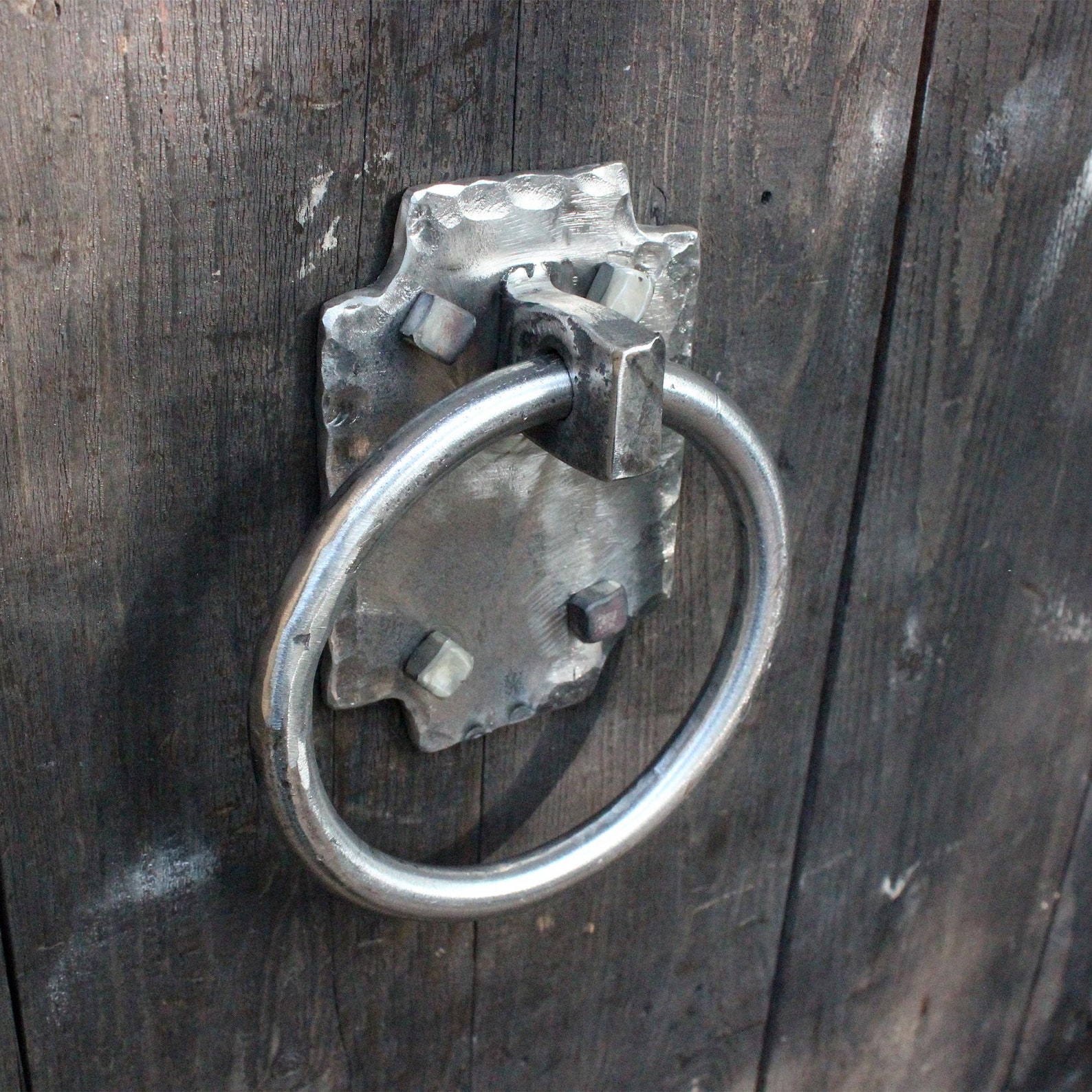 5.5 Diameter Hand Forged Ring Handles, Door Pull, Door Knocker - Etsy