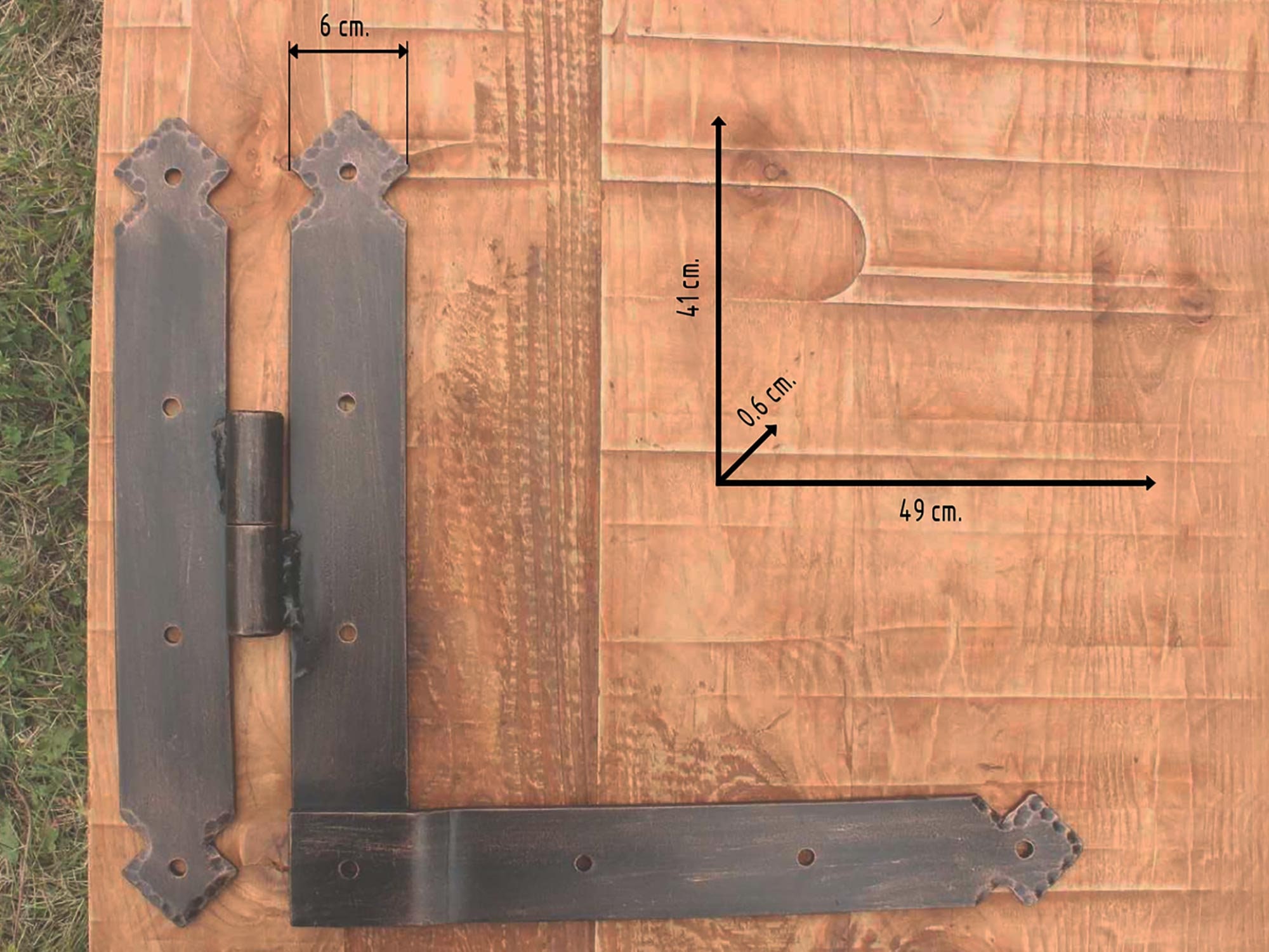 Rustic Door Hinges-set of 2 Black Door Hinges Barn Door - Etsy