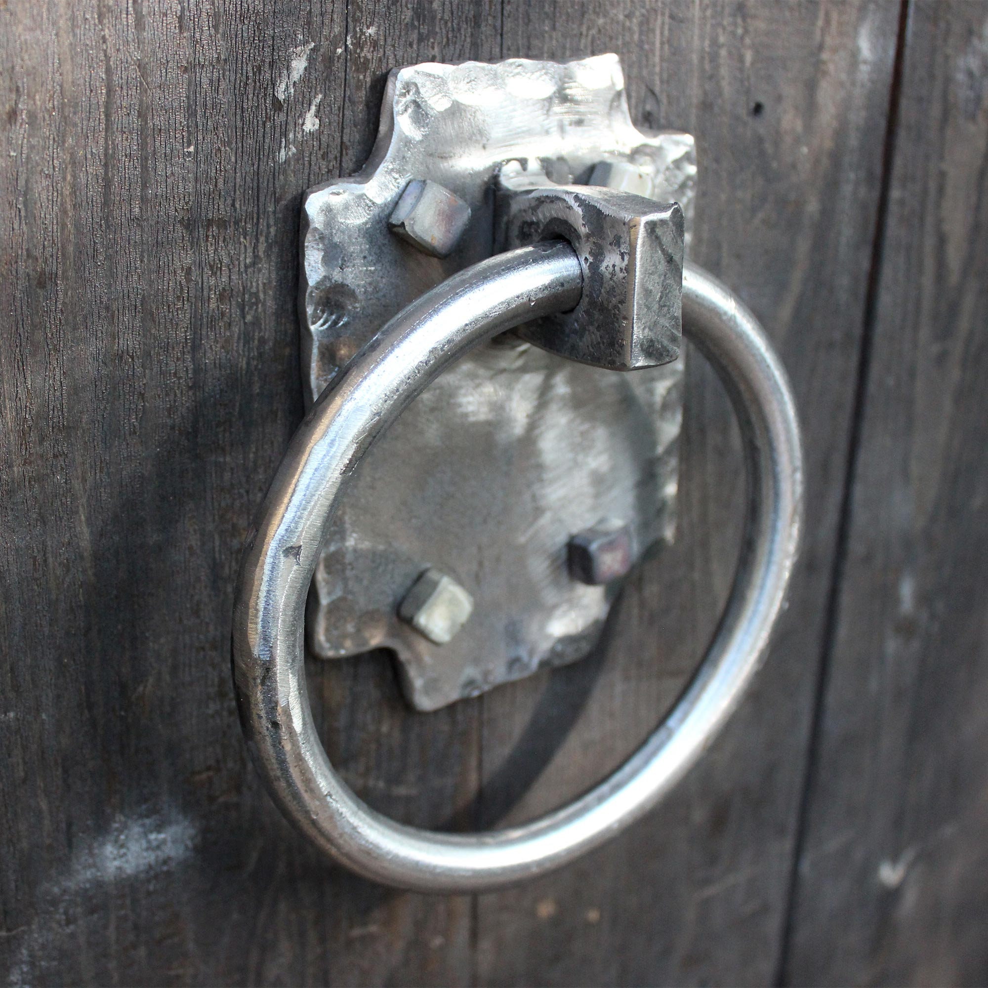 5.5 Diameter Hand Forged Ring Handles, Door Pull, Door Knocker - Etsy