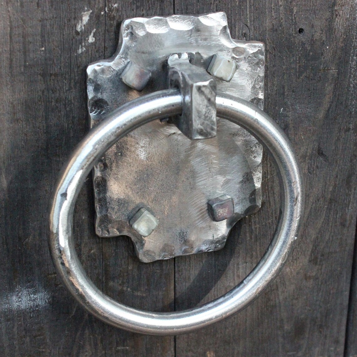 5.5 Diameter Hand Forged Ring Handles, Door Pull, Door Knocker - Etsy