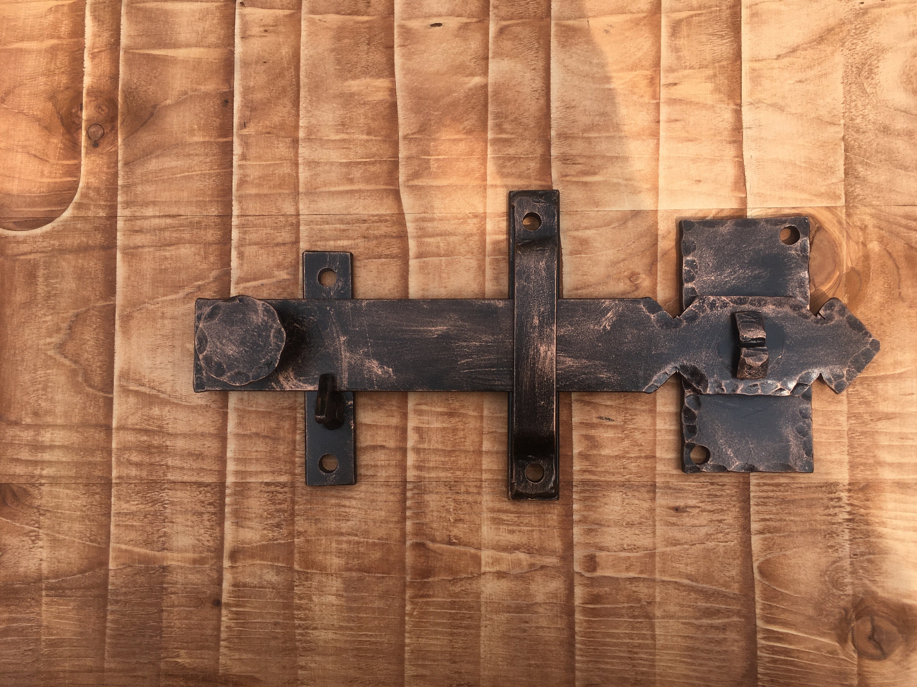 125 Gate Latch, Wrought Iron Door Latch, Rustic Gate Hardware - Etsy