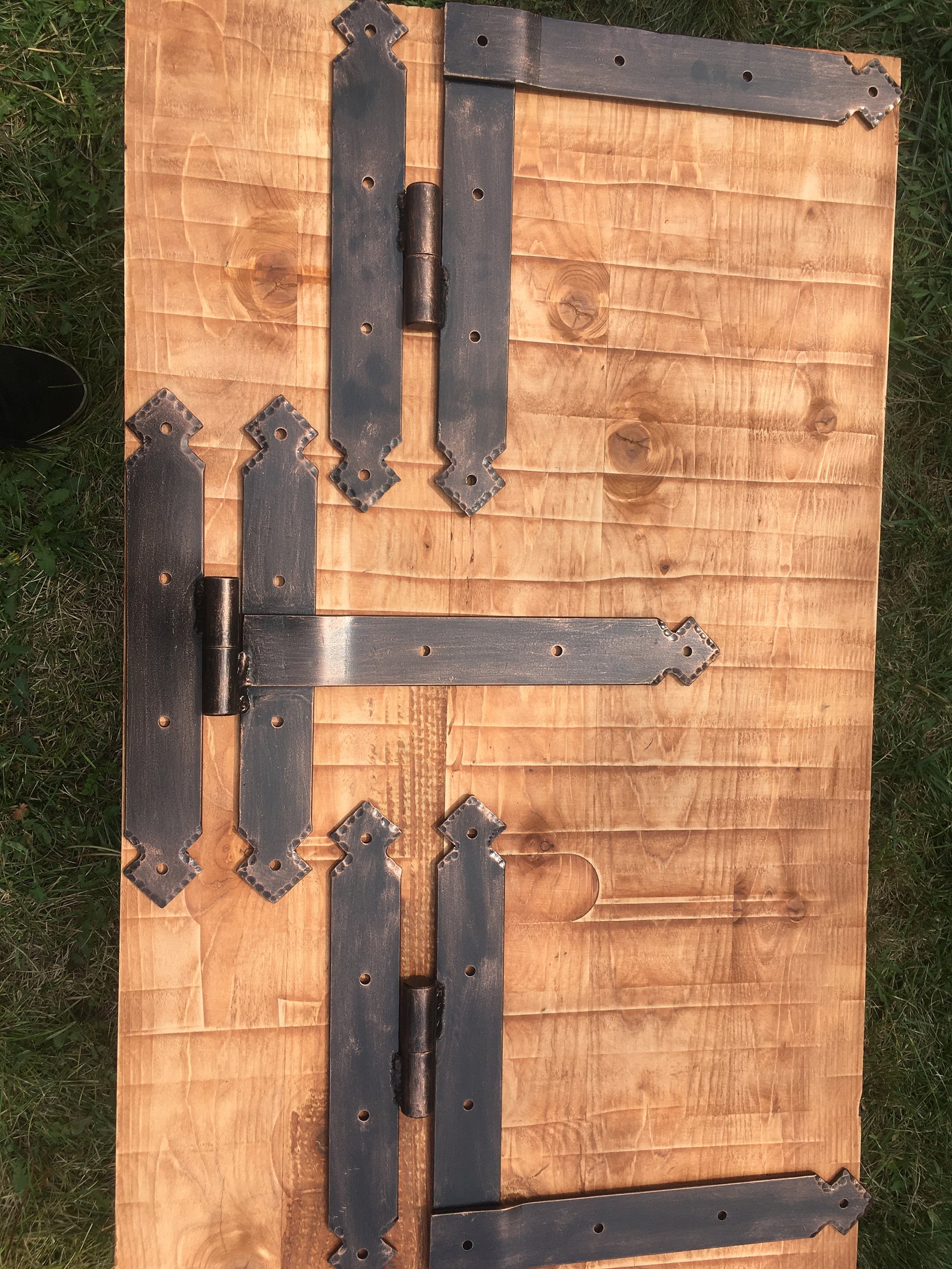 Rustic Door Hinges-set of 2 Black Door Hinges Barn Door - Etsy