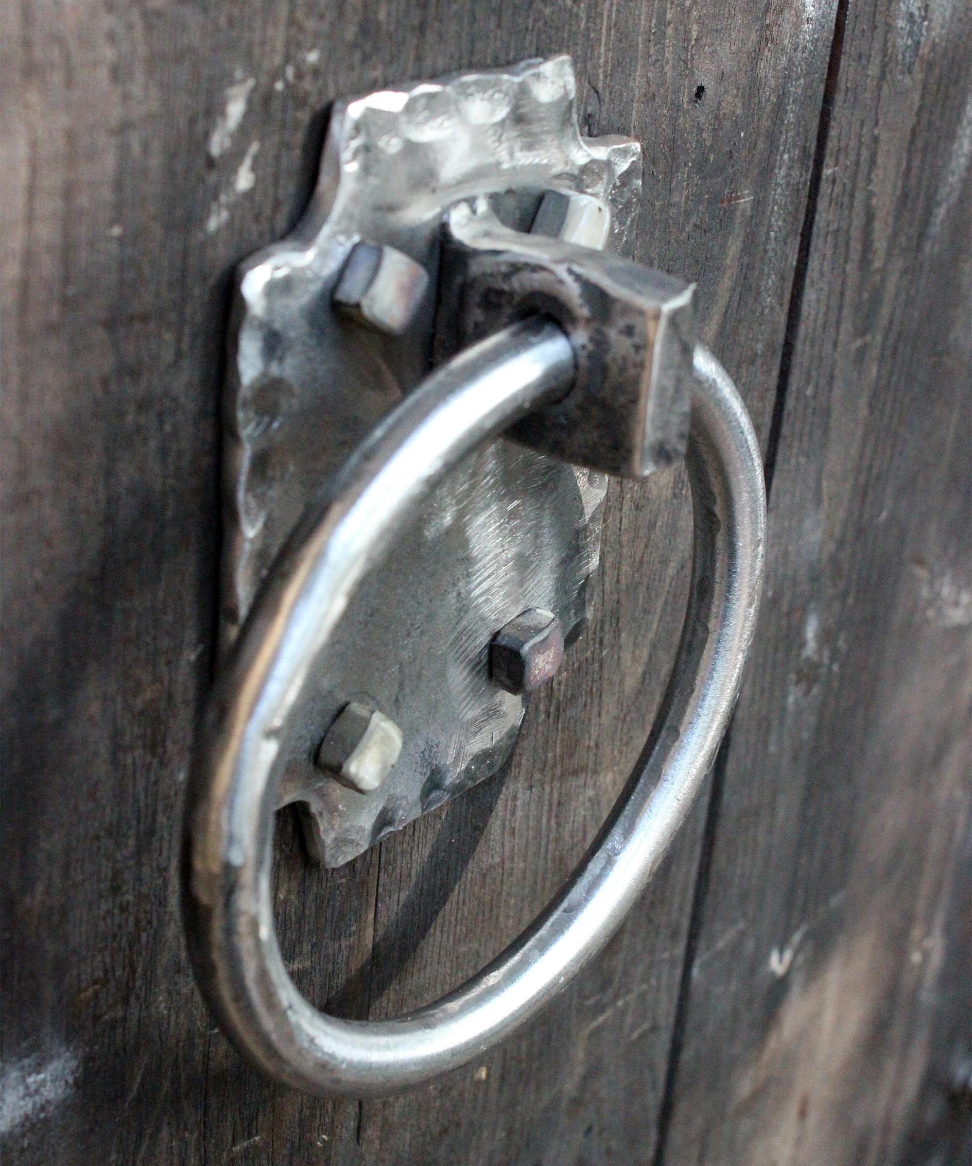5.5 Diameter Hand Forged Ring Handles, Door Pull, Door Knocker - Etsy